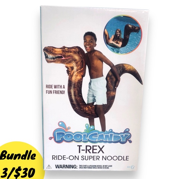 Pool Candy | Games | Pool Candy T Rex Ride On Super Pool Noodle ...